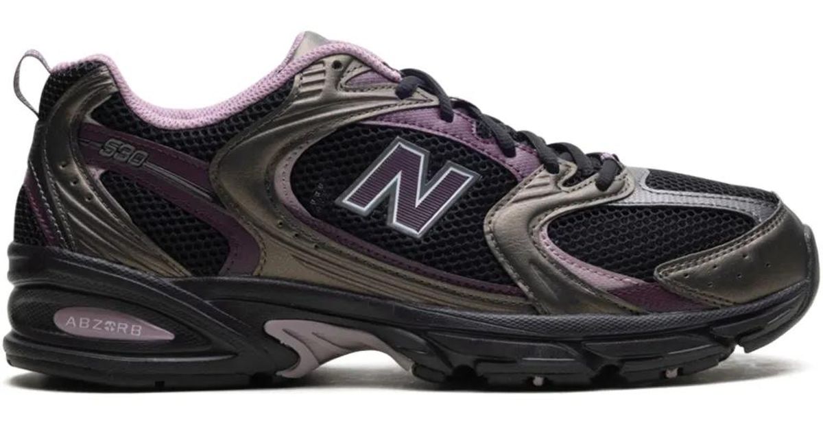 New Balance 530 Metallic/Plum" Sneakers in Black for Men | Lyst UK