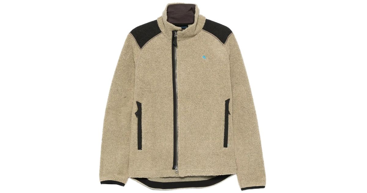 Klättermusen Zip Shoulder Panel Jacket in Natural for Men | Lyst UK