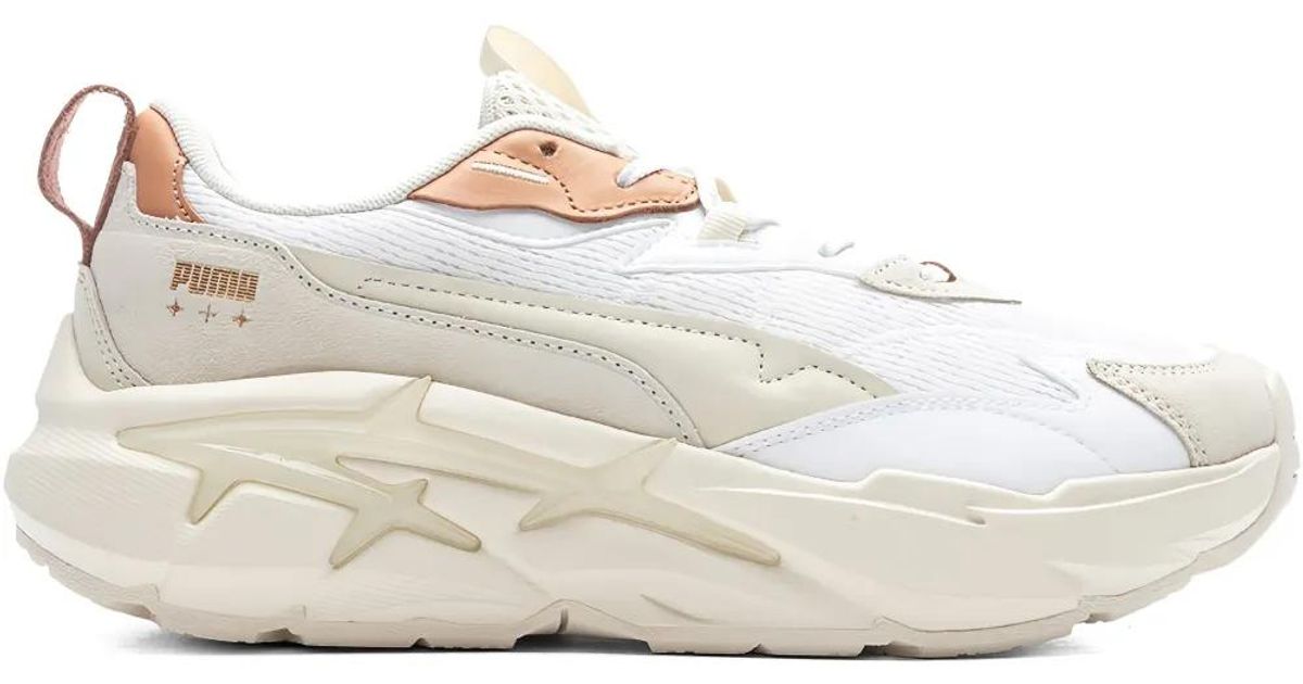 PUMA Spina Nitro Premium Leather Sneakers in White | Lyst