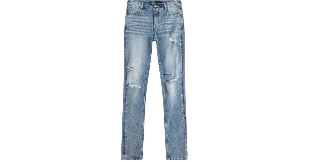 RTA Distressed Bootcut Jeans in Blue for Men | Lyst UK