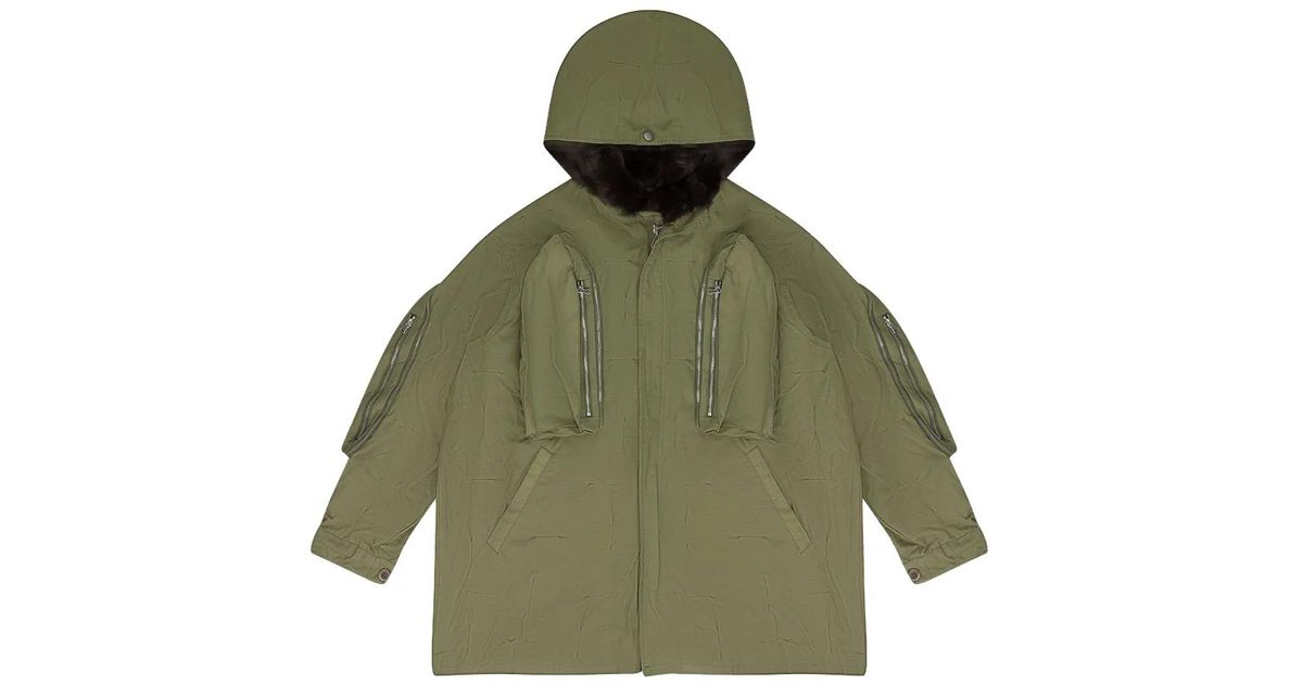 Who Decides War Window-Pocket Parka in Green for Men | Lyst UK