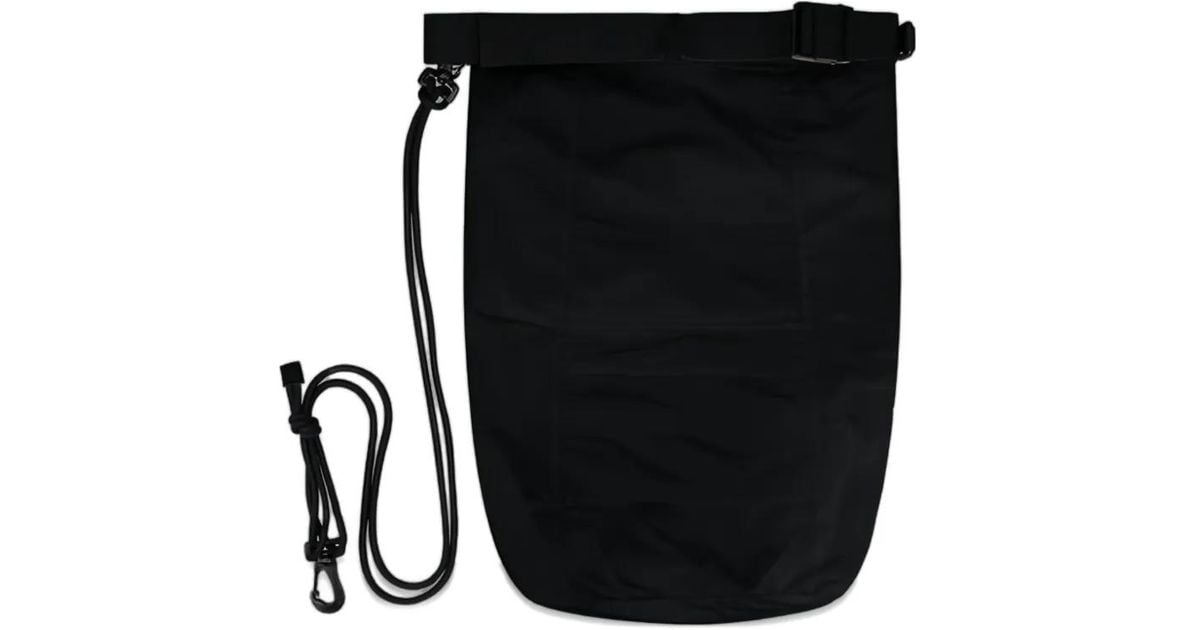 Herno Adjustable-Strap Shoulder Bag in Black | Lyst
