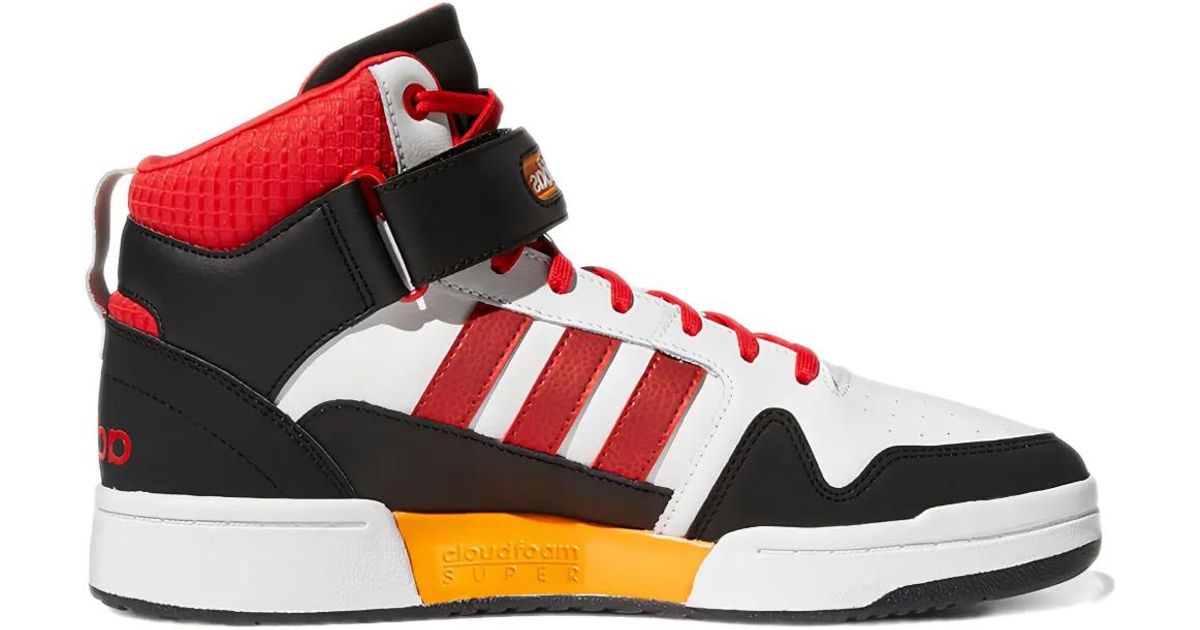adidas Hi-Tops Sneakers in Red | Lyst UK