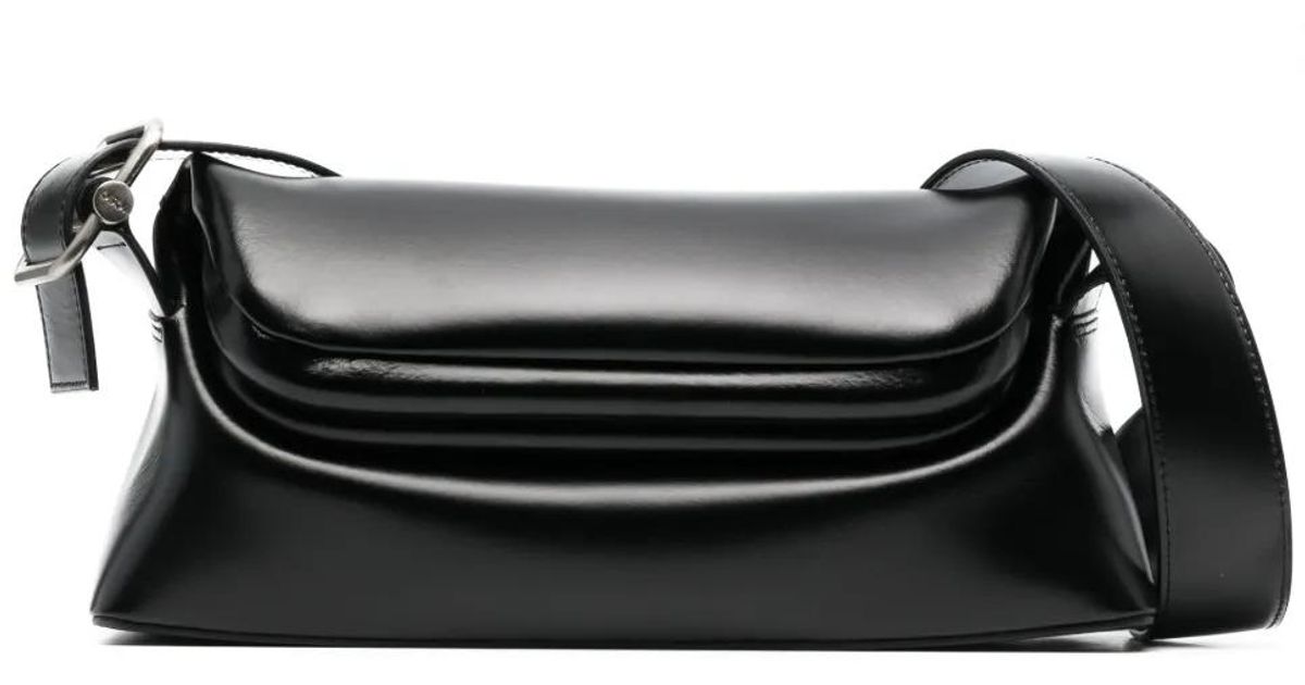OSOI Folder Brot Leather Shoulder Bag in Black | Lyst