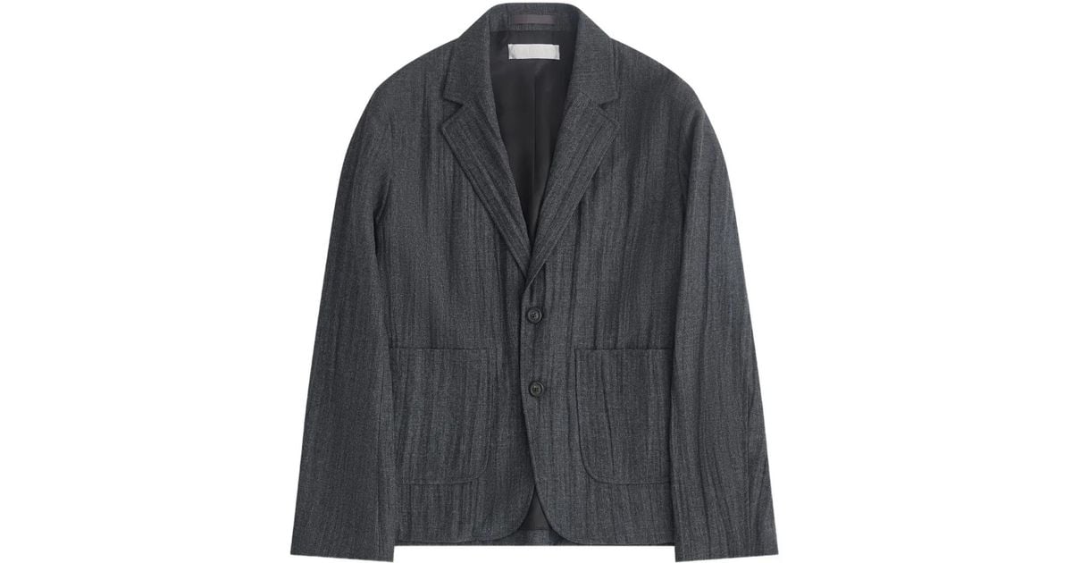 Our Legacy Textured Blazer in Grey for Men | Lyst UK