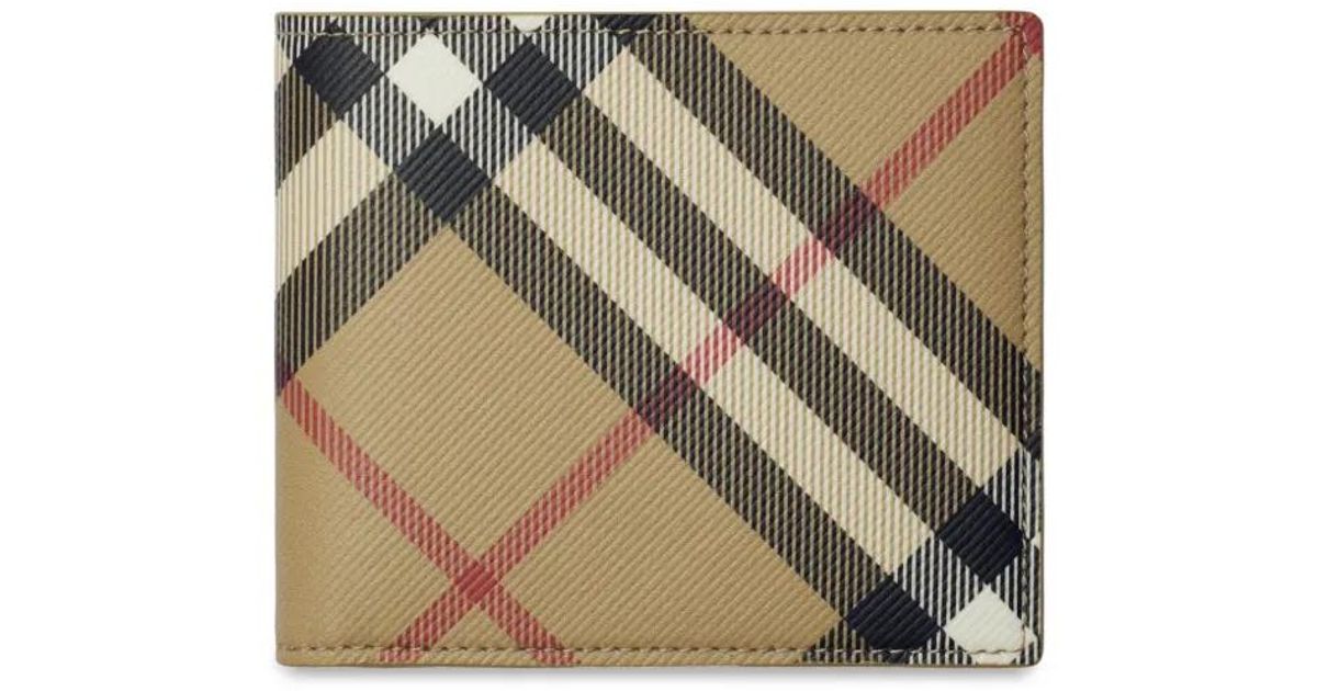 Burberry Wallets in Natural for Men | Lyst UK