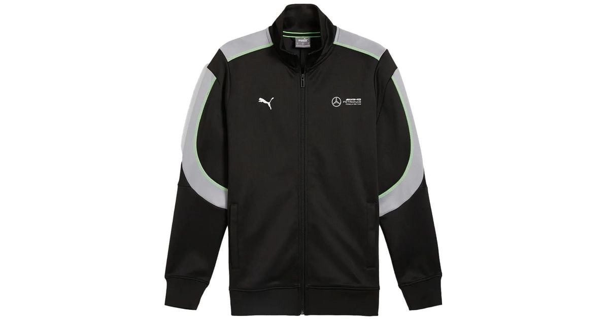 PUMA X Mercedes-Amg Petronas F1 Mt7+ Track Jacket in Black for Men ...