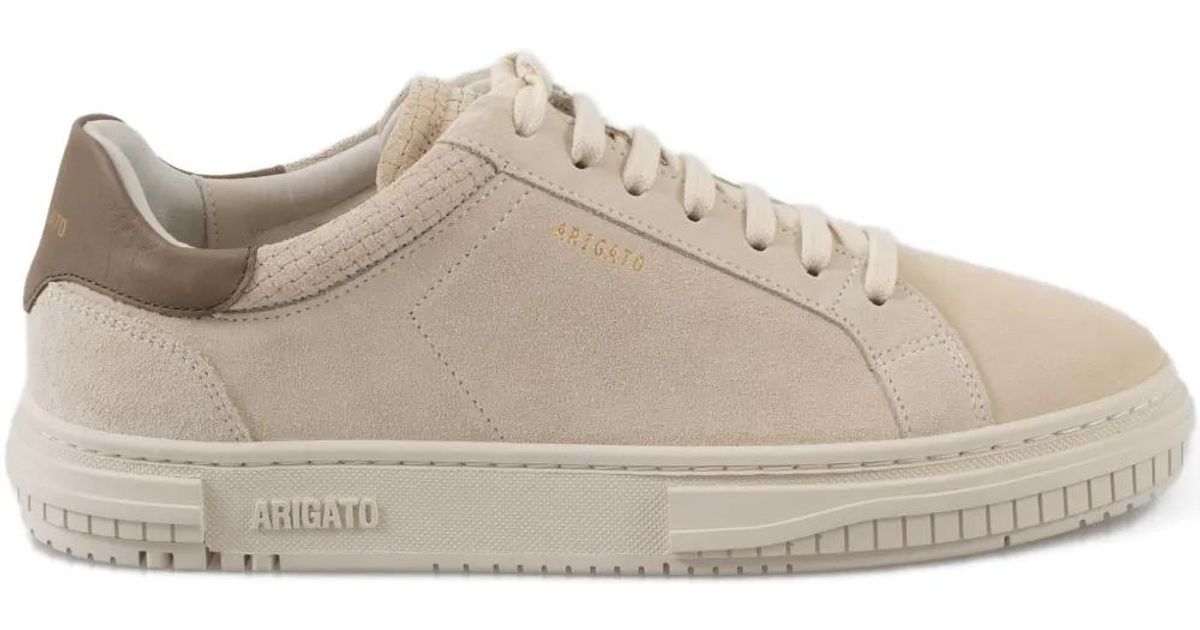 Axel Arigato Suede Leather Low-Top Sneakers in Brown for Men | Lyst
