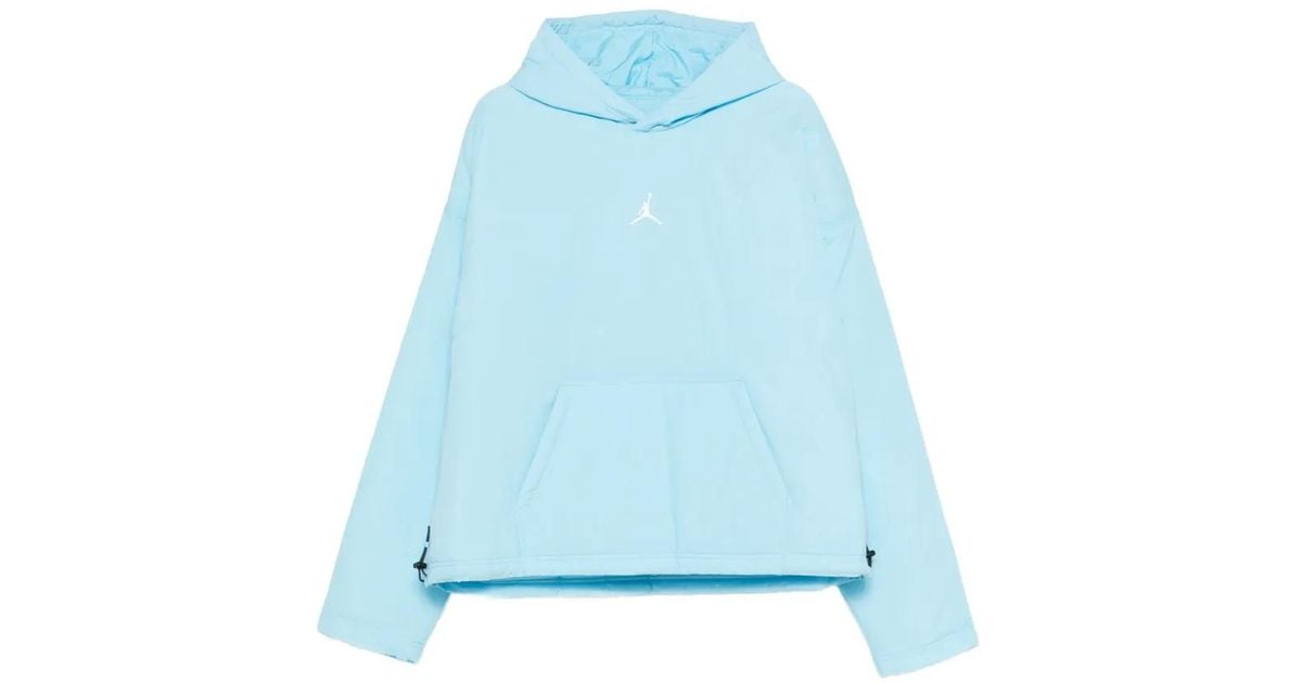 Nike Logo Hooded Jacket in Blue for Men | Lyst UK