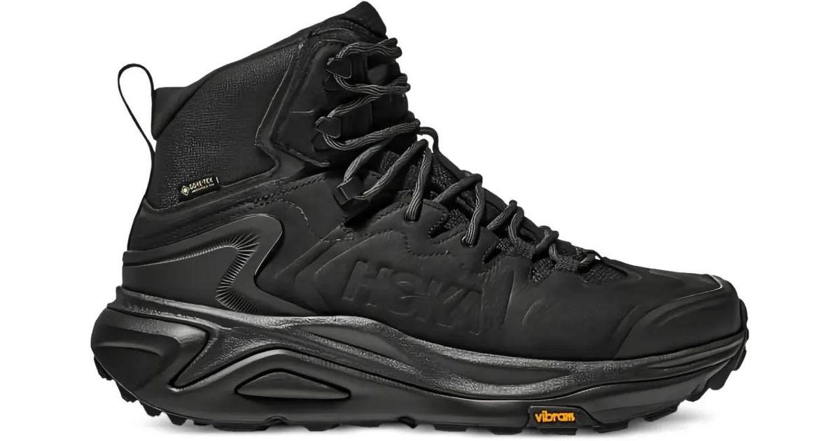 Hoka One One Kaha 3 High-Top Hiking Sneakers in Black for Men | Lyst