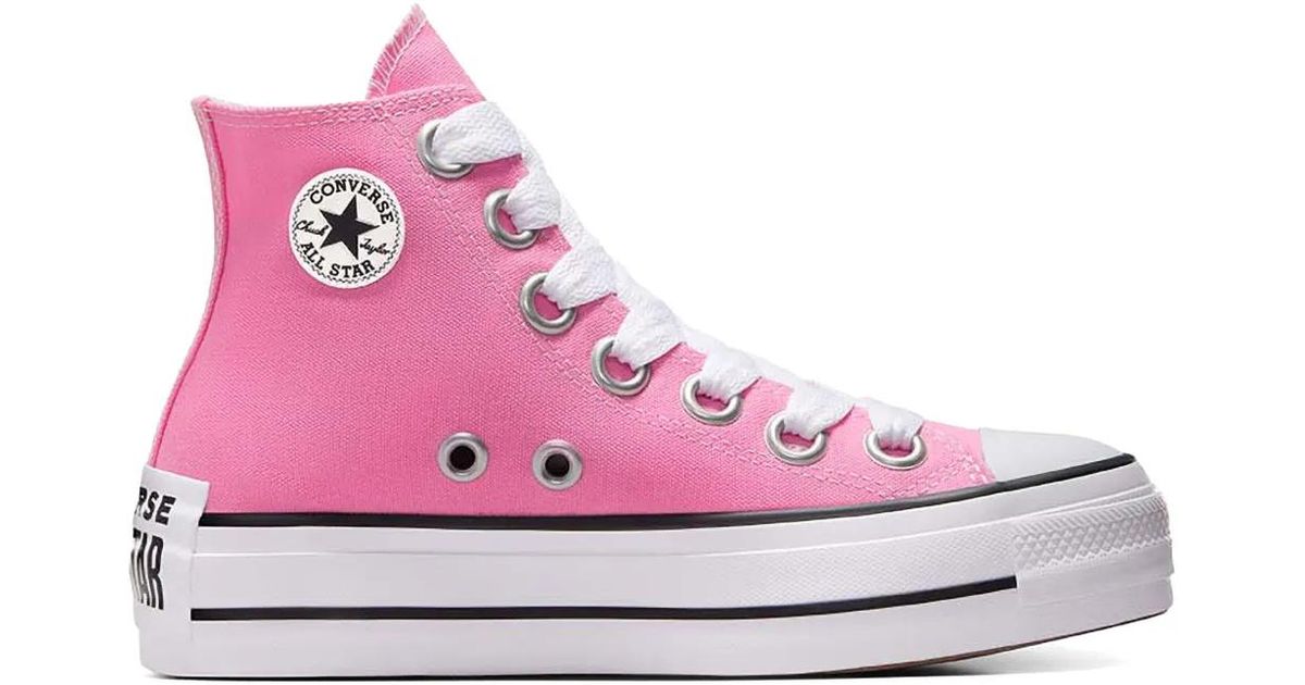 Converse Chuck Taylor All Star Lift Sneakers in Pink | Lyst