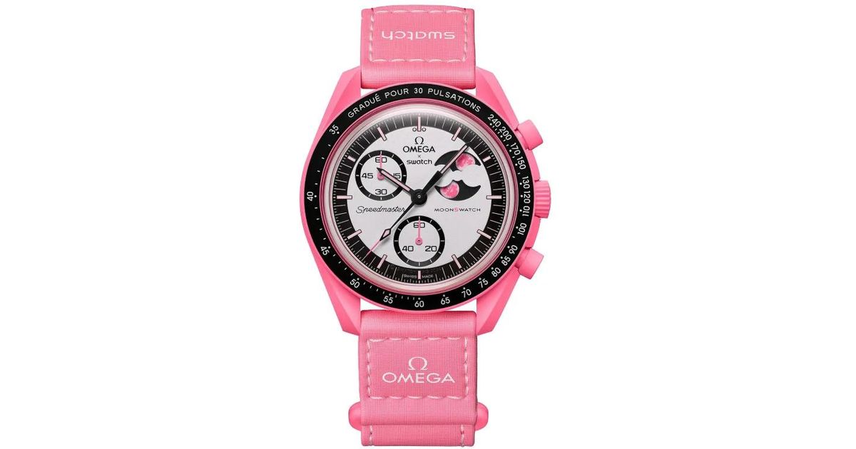 Omega Bioceramic Moon 42mm Watch in Pink for Men | Lyst UK