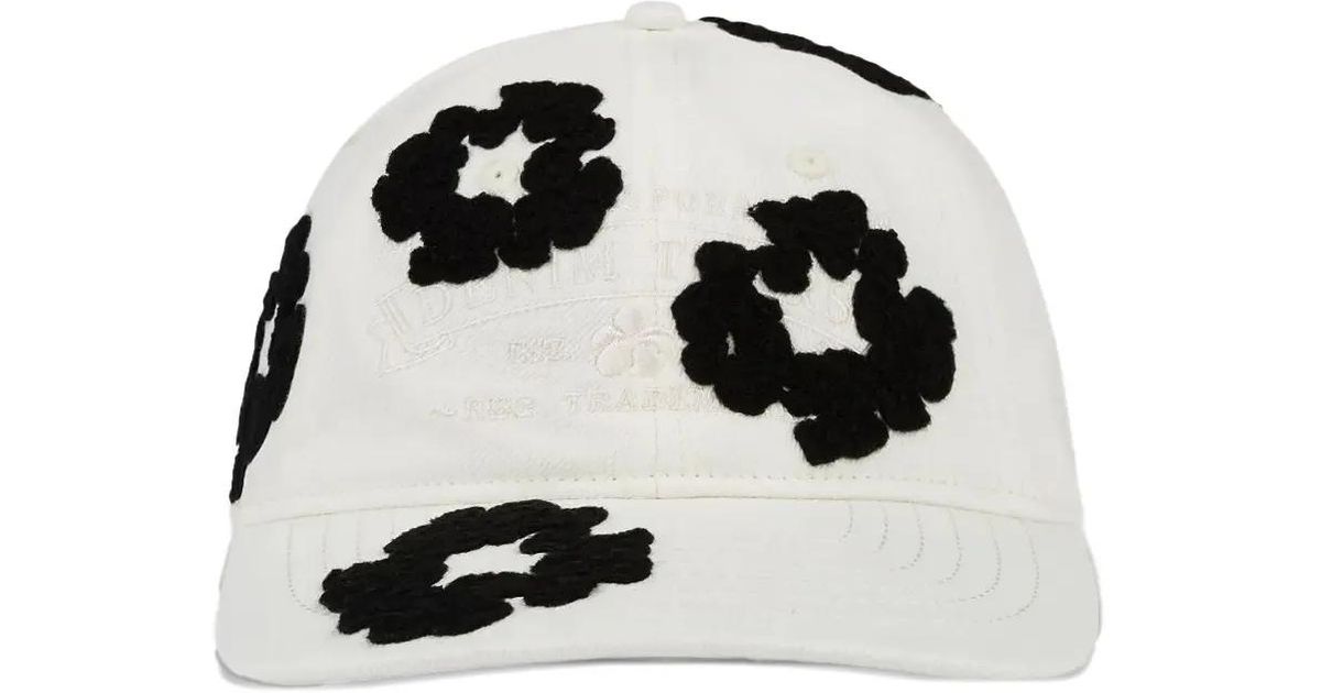 DENIM TEARS Cotton Cap in Black for Men | Lyst