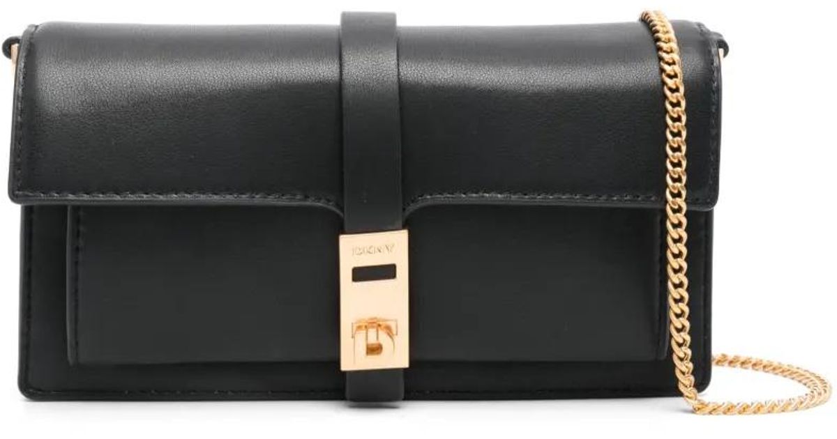DKNY Alora Clutch Bag in Black | Lyst