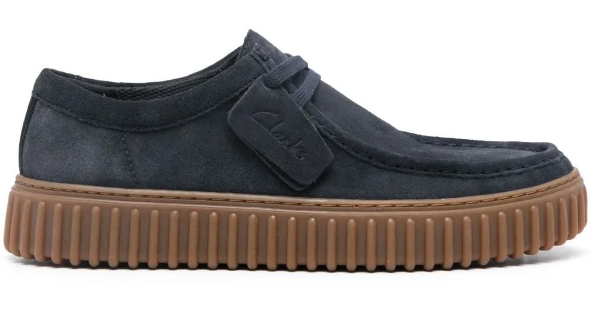 Clarks Torhill Lo Derby Shoes in Blue for Men | Lyst