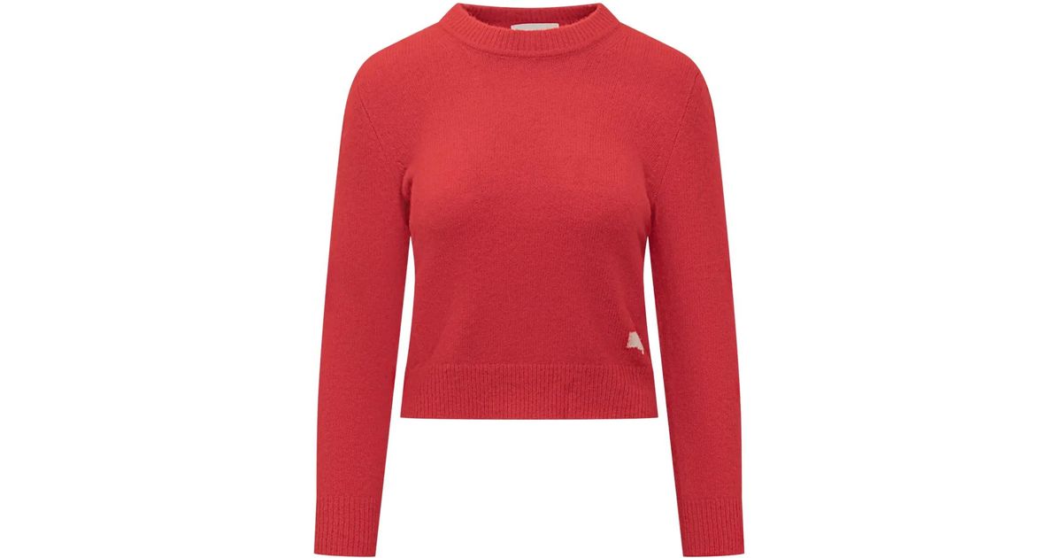 Isabel Marant Isadora-Gf Motif Knitwear in Red | Lyst UK
