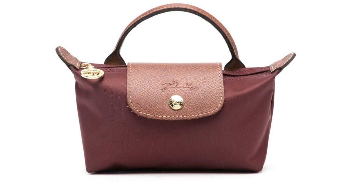 Longchamp Le Pliage Original Mini Bag in Pink | Lyst