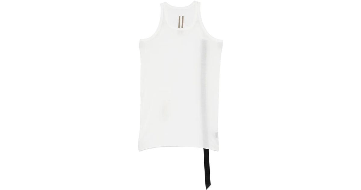 Rick Owens Débardeur Ample in White for Men | Lyst UK