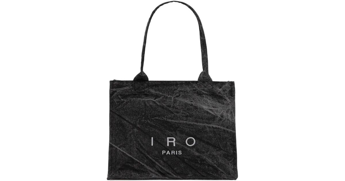 IRO Logo Tote Bag in Black | Lyst UK