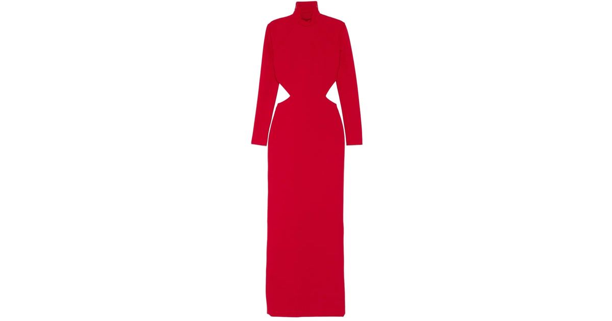 Solace London Wilma Maxi Dress in Red | Lyst UK