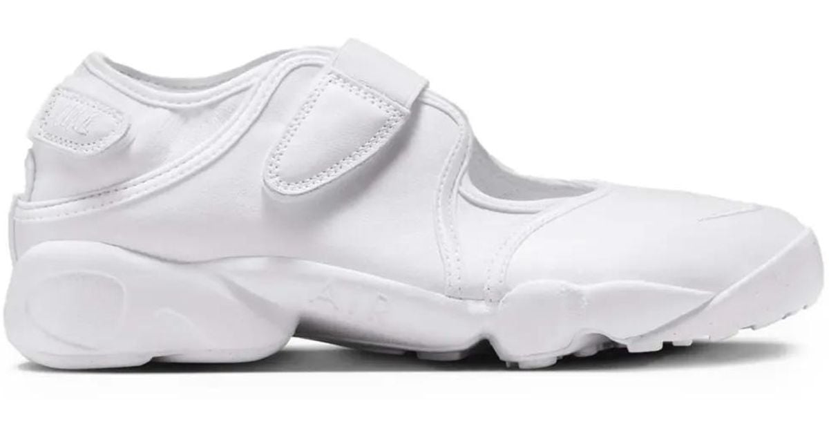 Nike Air Rift Split-Toe Strap Sneakers in White | Lyst