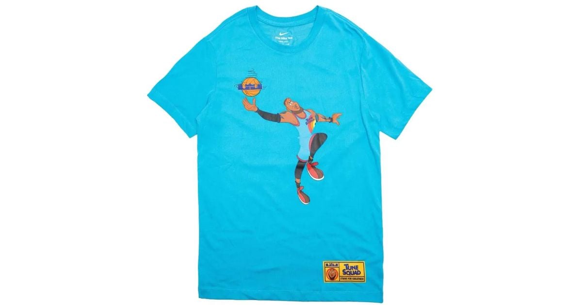 Nike Space Jam A New Legacy Basketball Dri-Fit T-Shirt in Blue for Men ...