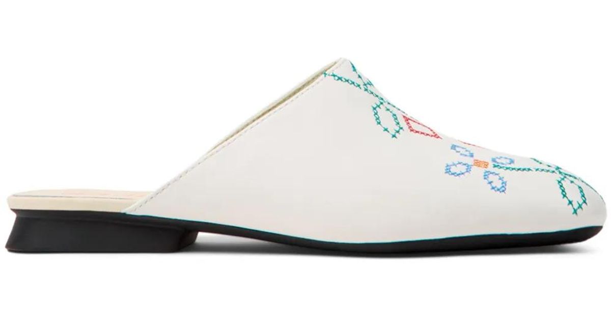 Camper Casi Myra Twins Mules in White | Lyst