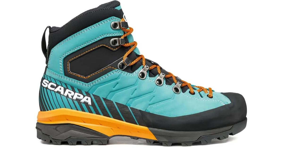 SCARPA Lace-Up Panelled Sneakers in Blue | Lyst UK