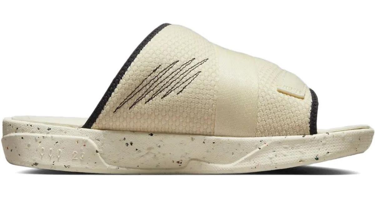 Nike Crater Double-Strap Slides in White for Men | Lyst