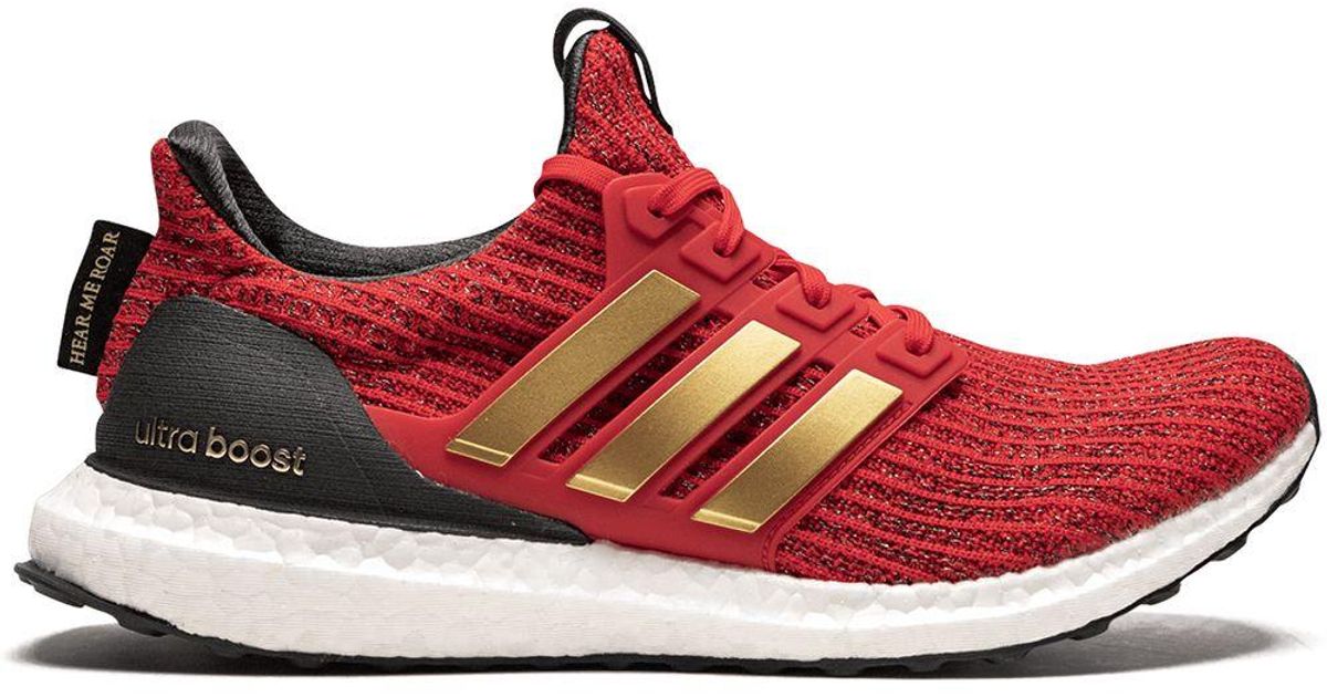 adidas X Game Of Thrones Ultraboost "House Lannister" Sneakers in Red ...