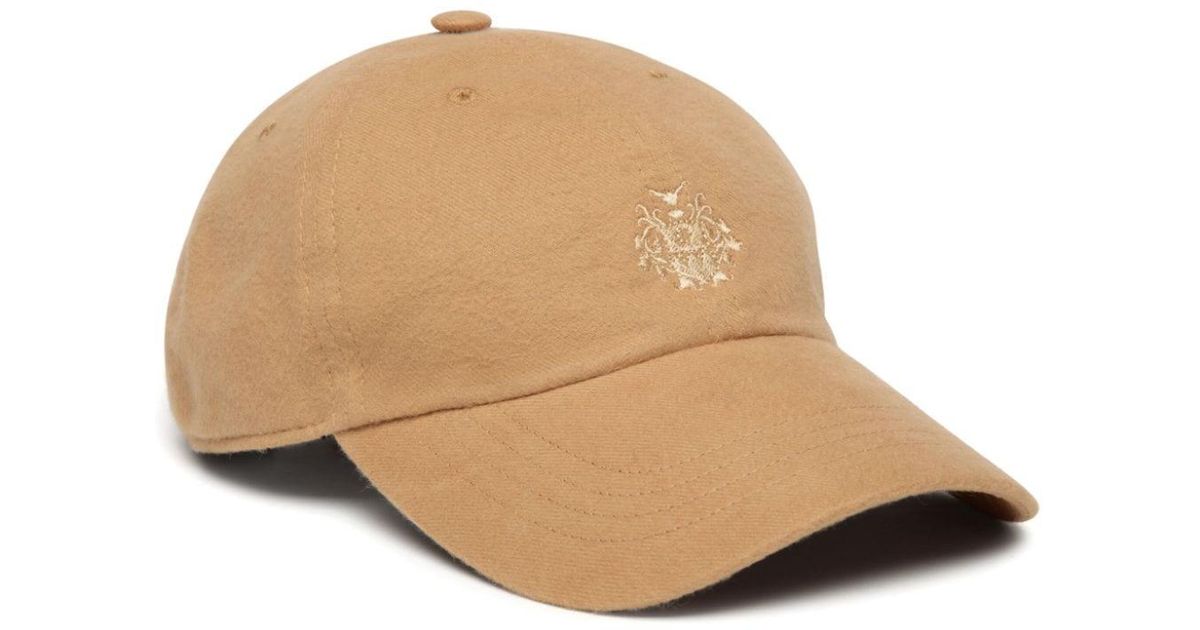 Bally Logo-Embroidered Cap in Natural | Lyst UK