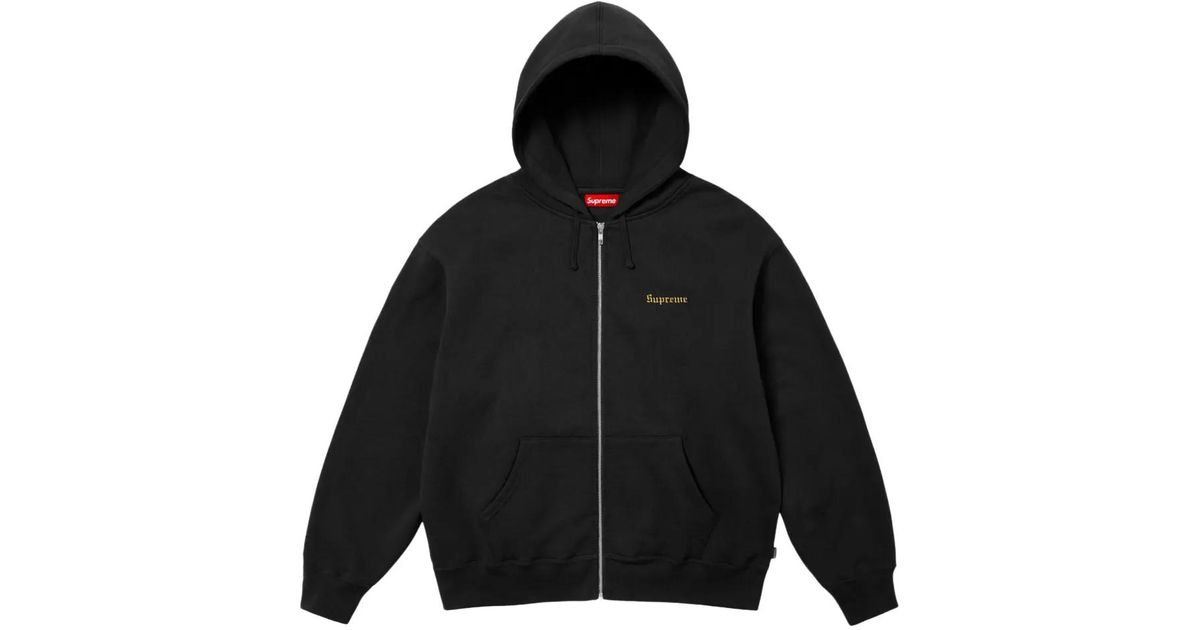 Supreme Crest Zip-Up "Ss 25 in Black for Men | Lyst UK