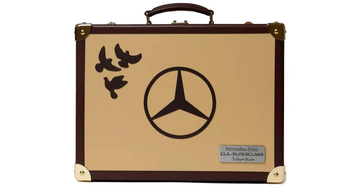 Kidsuper X Mercedes Benz Logo Briefcase in Black for Men | Lyst UK