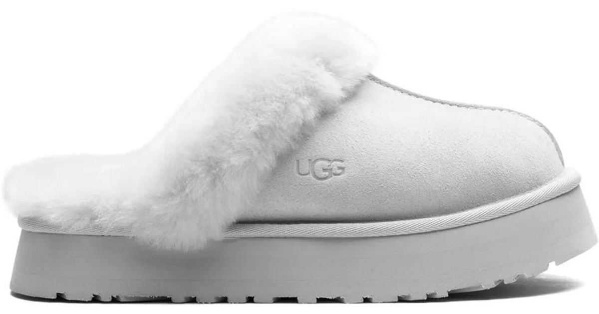 UGG Disquette "Goose" Slippers in White | Lyst