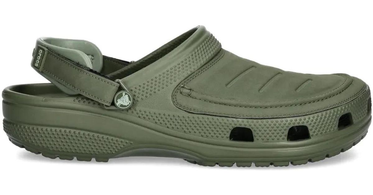 Crocs™ Adjustable Strap Slides in Green for Men | Lyst UK