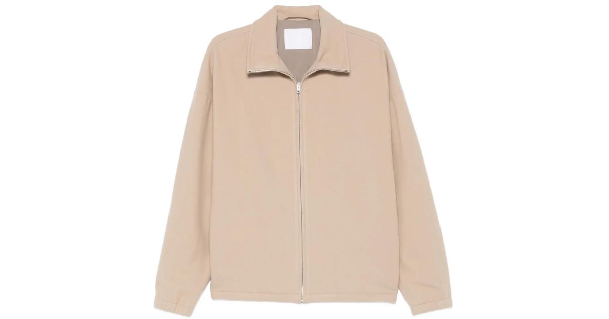 Cellar Door Zip-Up Jacket in Natural | Lyst UK