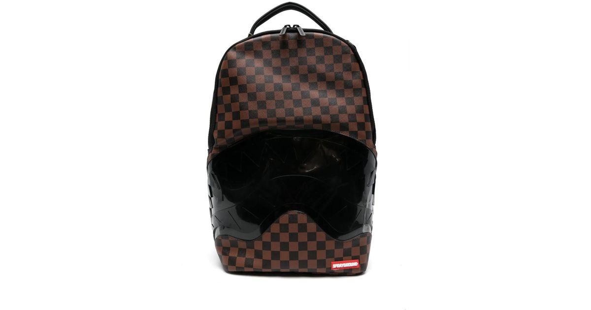 Sprayground Shark Teeth-Detail Backpack in Black for Men | Lyst