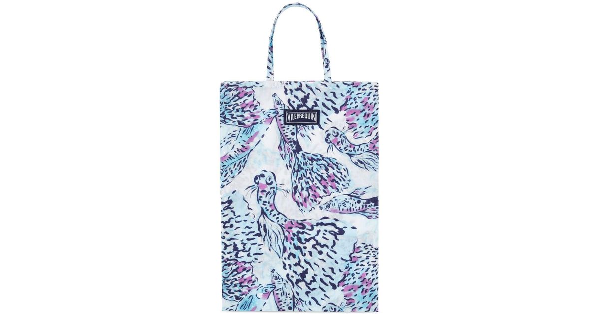 Vilebrequin Cotton Voile Pareo Isadora Fish in Blue | Lyst UK