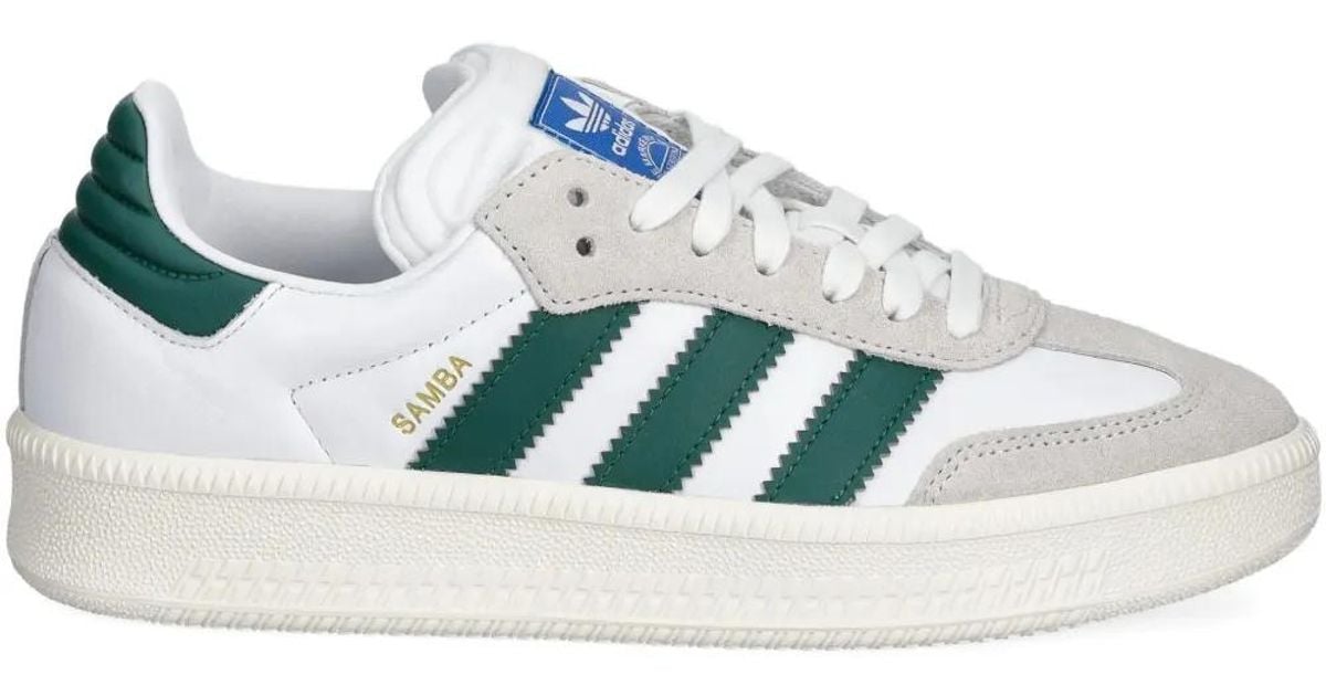 adidas Samba Xlg Lace-Up Sneakers in Blue | Lyst UK