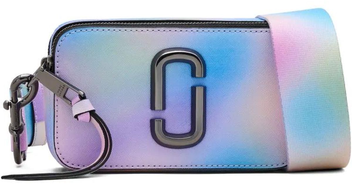 Marc Jacobs The Airbrush Snapshot Cross Body Bag in Blue | Lyst