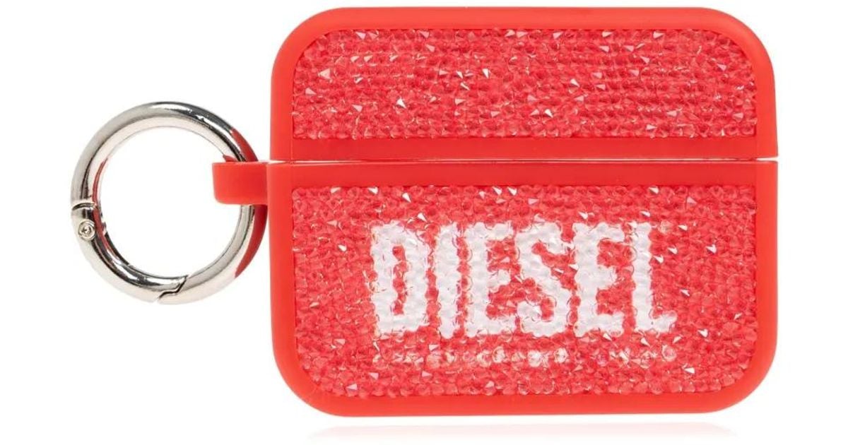 DIESEL Crystal Airpod Case in Red | Lyst