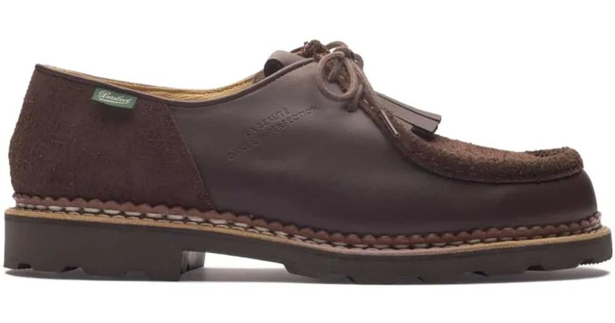 Paraboot X Universal Works Michael Derby Shoes in Brown for Men | Lyst