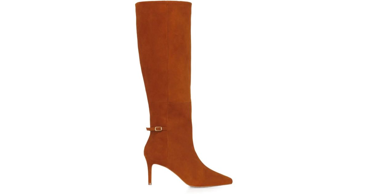 SMILING SHOES Bottines Kaia 90 Mm En Daim in Brown | Lyst UK