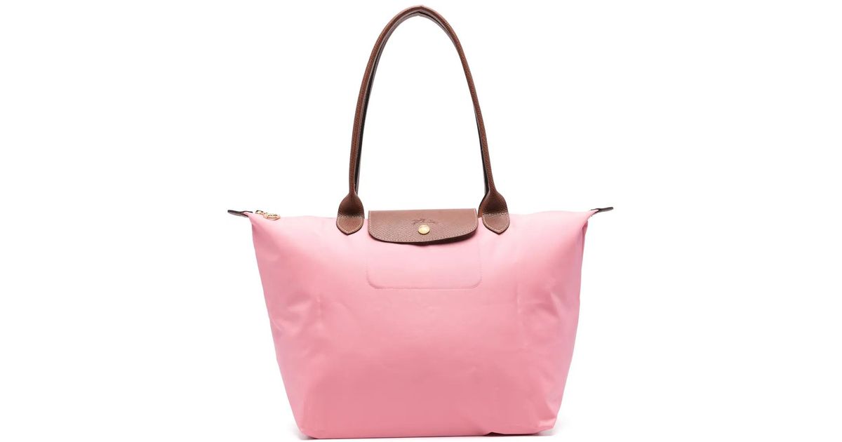 Longchamp Large Le Pliage Tote Bag in Pink | Lyst UK