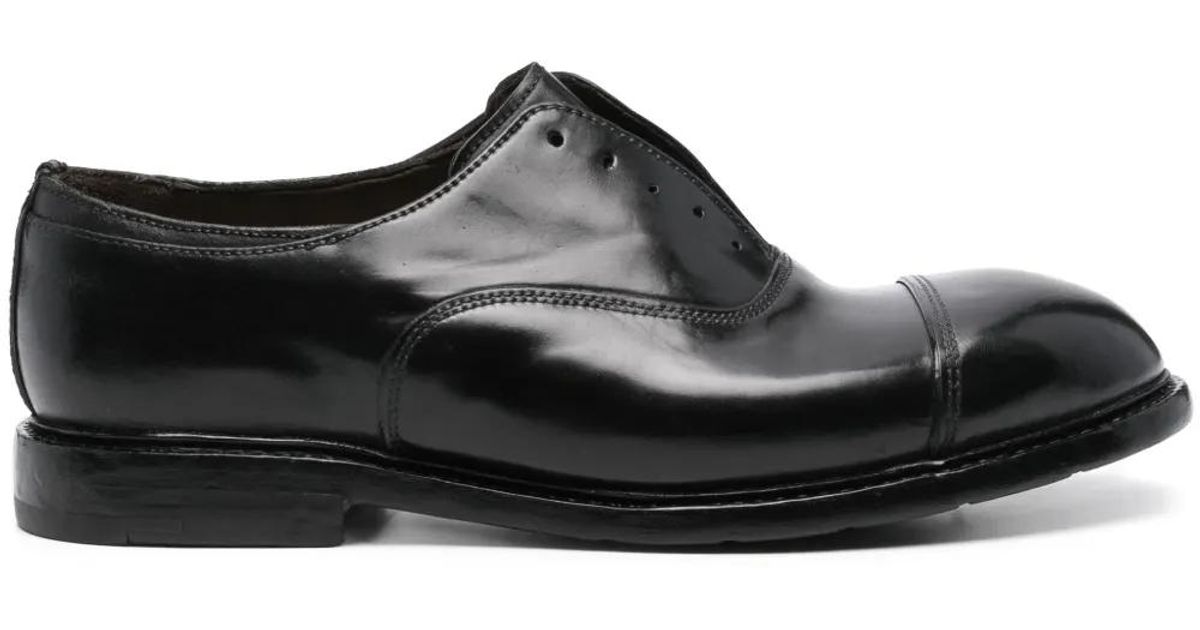 Premiata Leather Brogues in Black for Men | Lyst