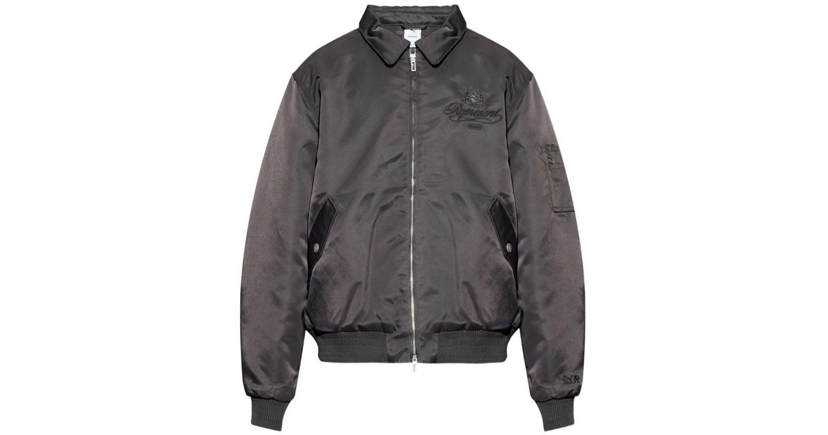 PUMA X Represent Bomber in Gray for Men | Lyst