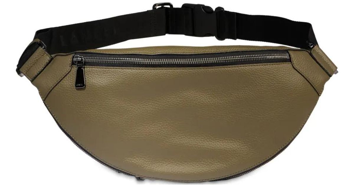 Lancel Origami Belt Bag in Black for Men | Lyst