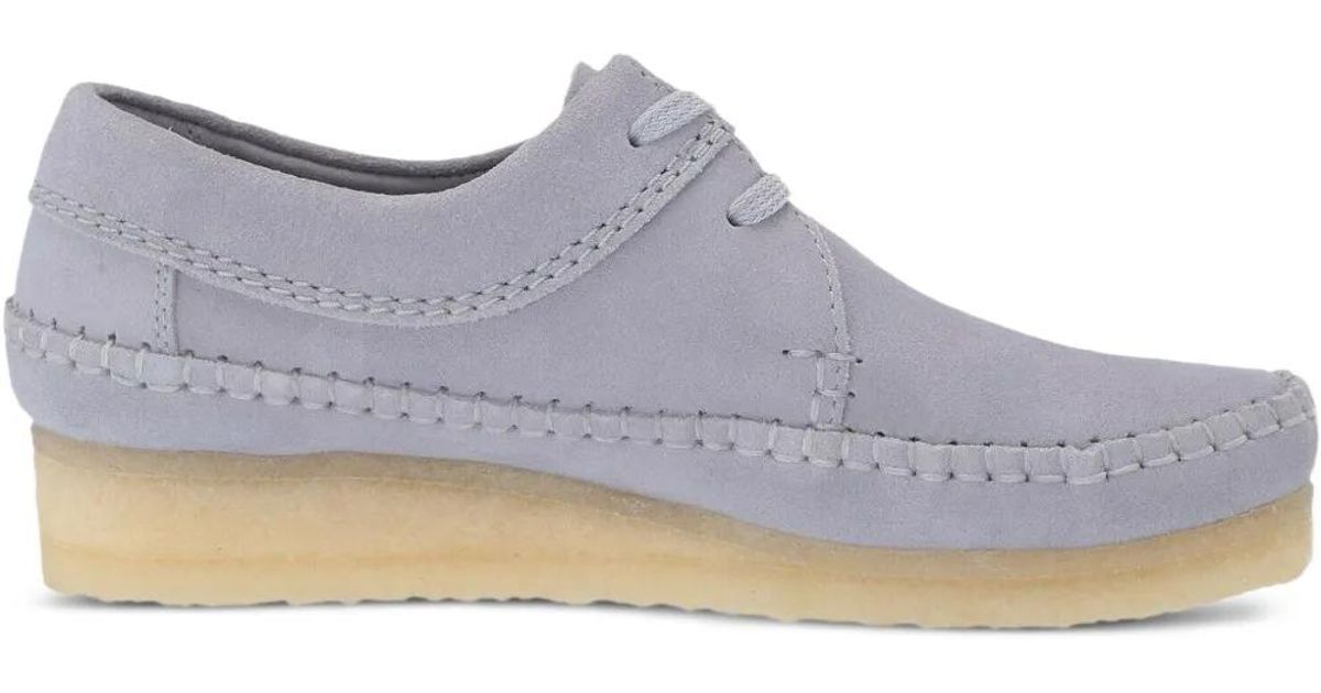 Clarks Weaver "Cool" Derby Shoes in Gray for Men | Lyst
