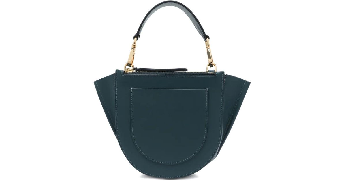 Wandler Top-Handle Half-Moon Cross Body Bag in Blue | Lyst UK