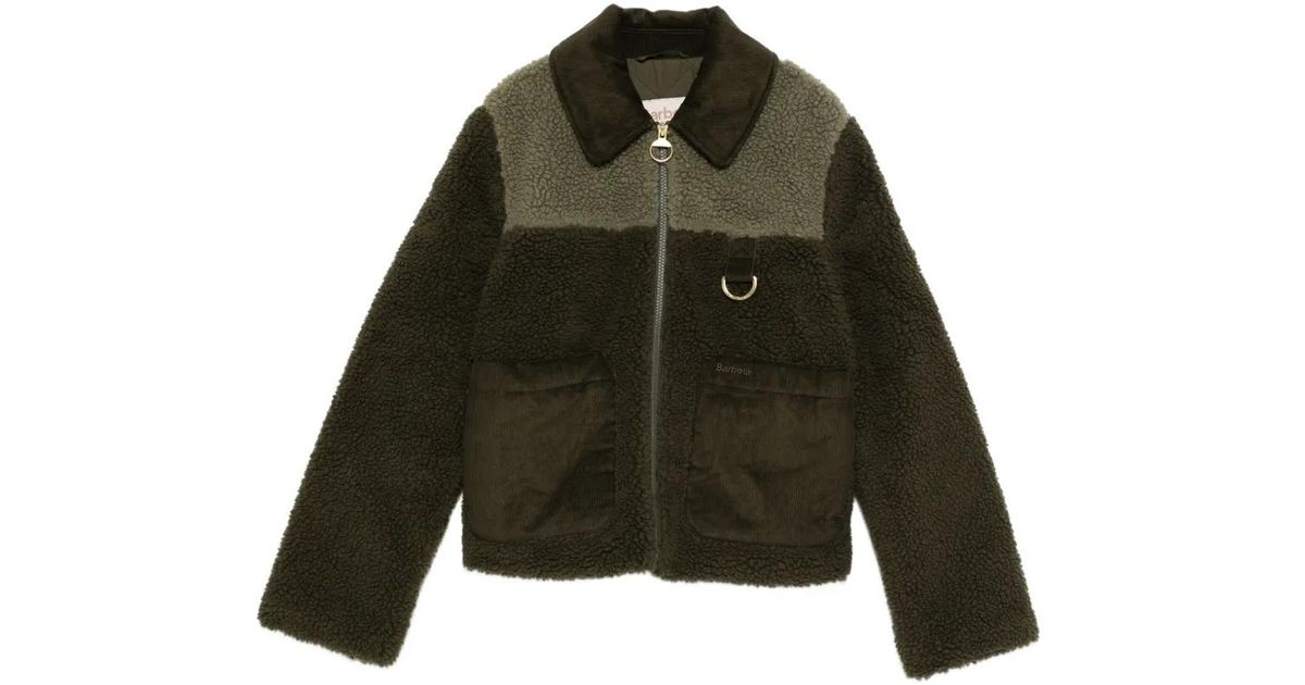 Barbour Malena Fleece in Green | Lyst UK